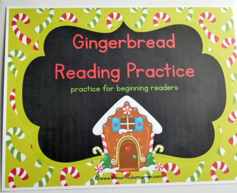 Gingerbread Reading Binder - The Kinder Corner