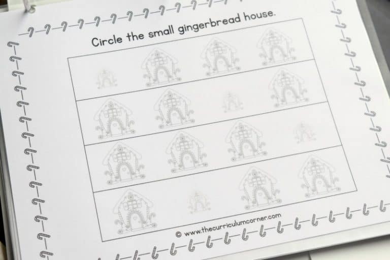 Gingerbread Reading Binder - The Kinder Corner