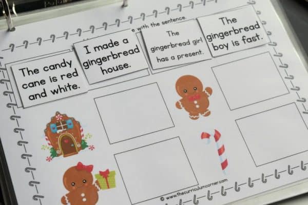 Gingerbread Reading Binder - The Kinder Corner
