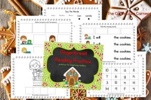 Gingerbread Reading Binder - The Kinder Corner