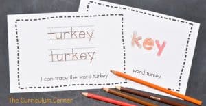 Simple Turkey Booklet - The Kinder Corner