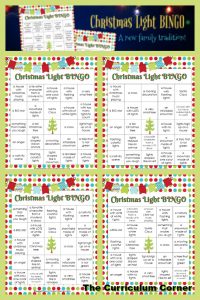 Christmas Light BINGO - The Kinder Corner