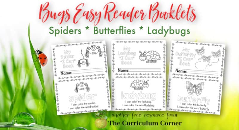 Bugs Easy Reader Booklets - The Kinder Corner