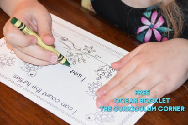 Ocean Reading Booklet - The Kinder Corner