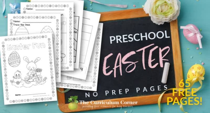 Easter Preschool Print & Go - The Kinder Corner