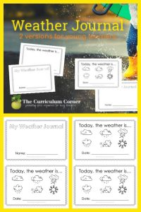 Weather Journal - The Kinder Corner