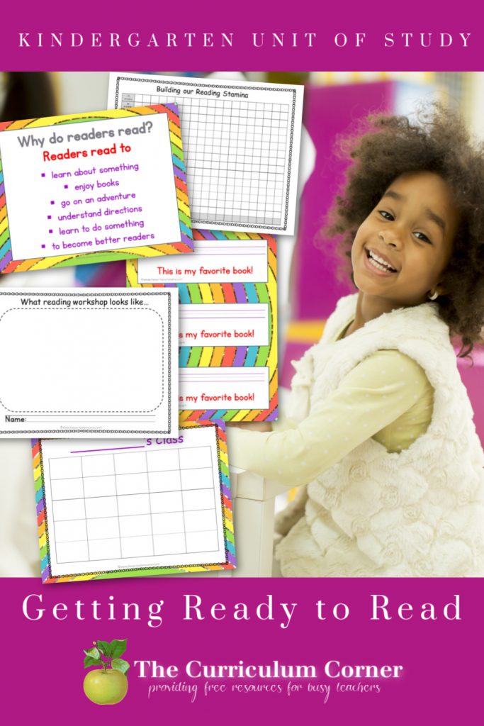 Getting Ready to Read - The Kinder Corner