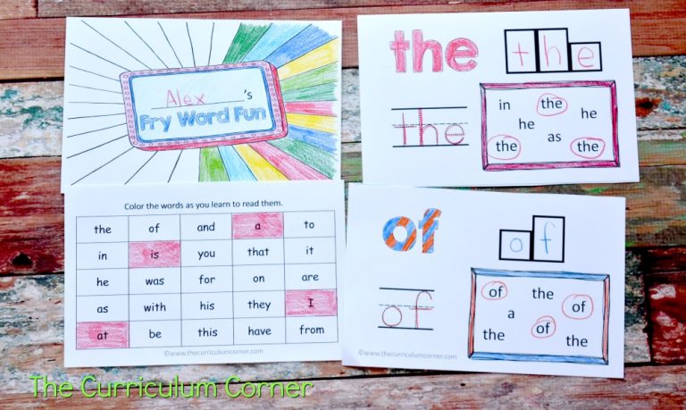 Fry Word Fun Booklets (3rd Hundred) - The Kinder Corner