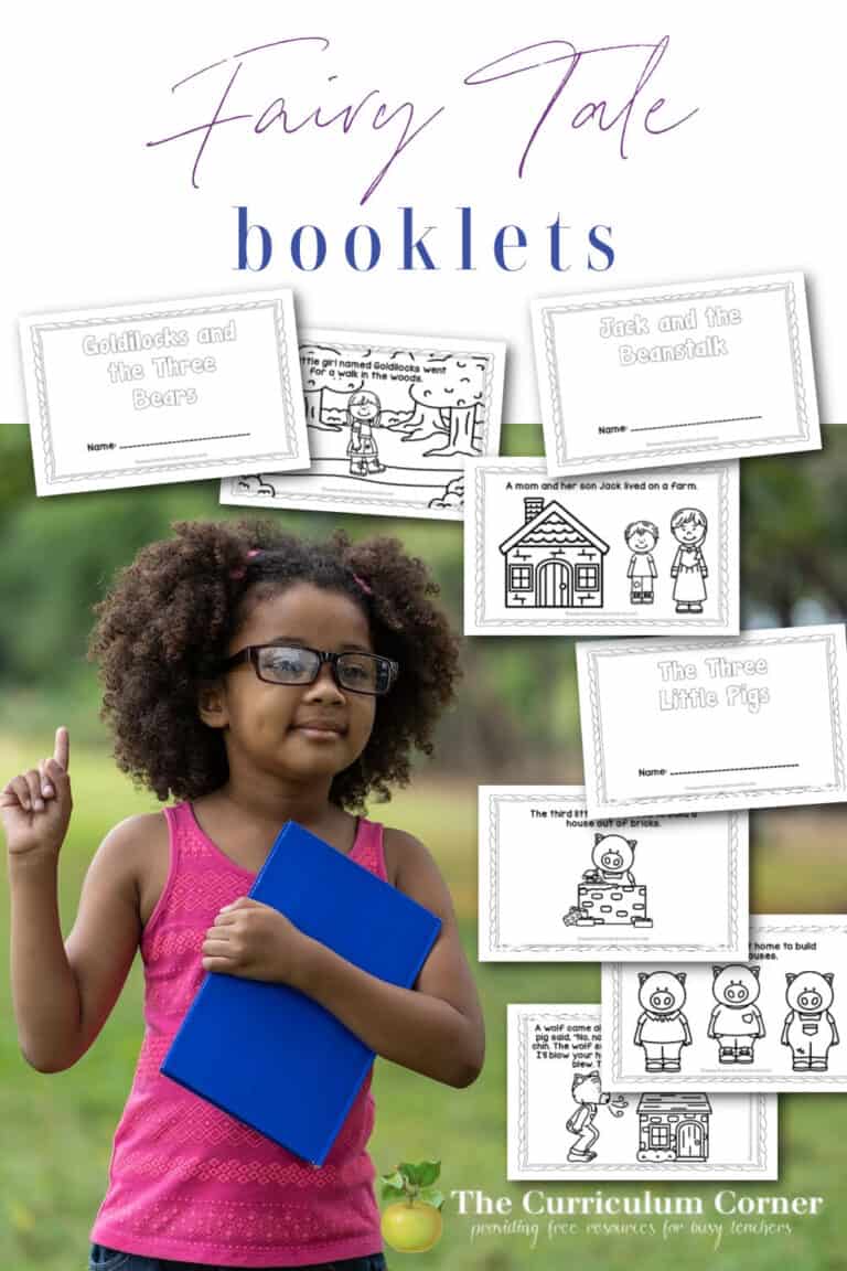 Printable Fairy Tale Booklets - The Kinder Corner