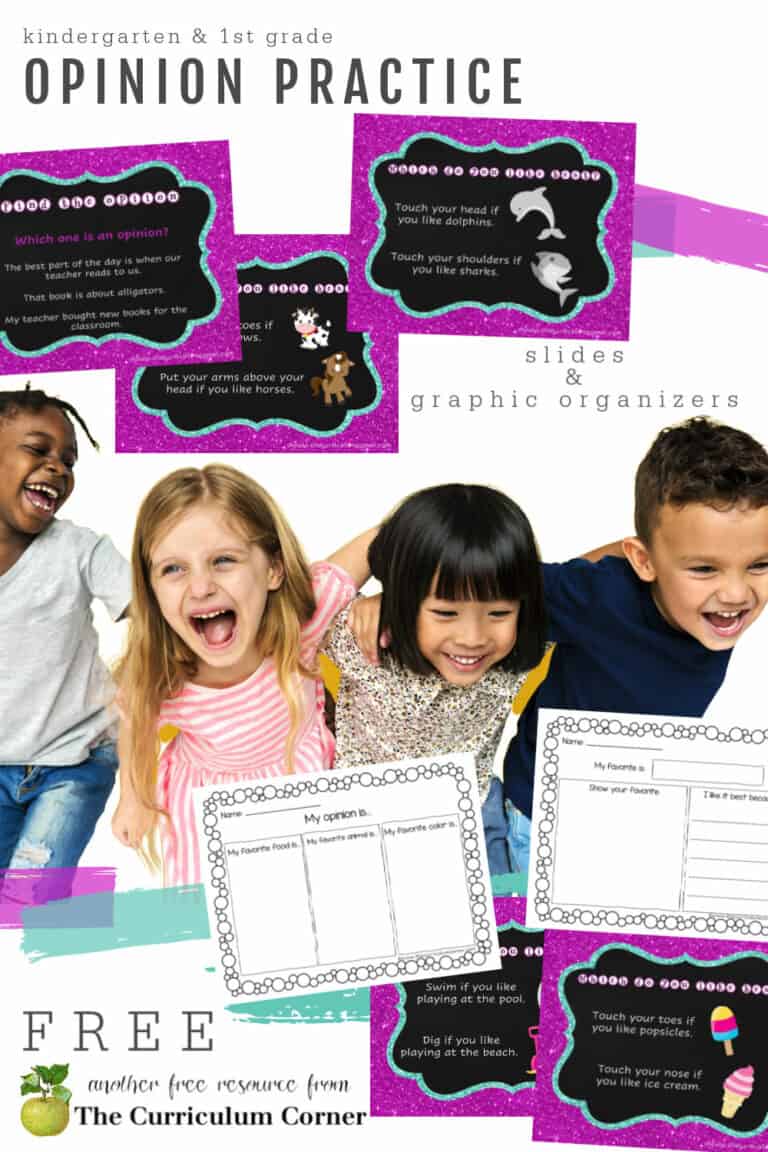 Introducing Kindergarten Opinion Writing - The Kinder Corner