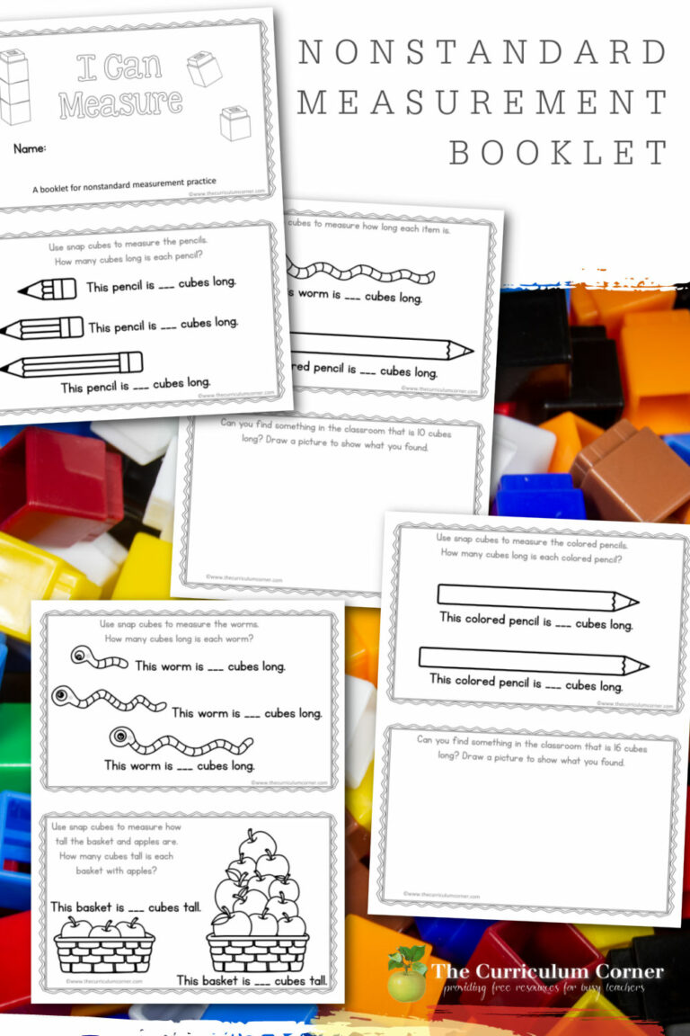 Nonstandard Measurement - The Kinder Corner
