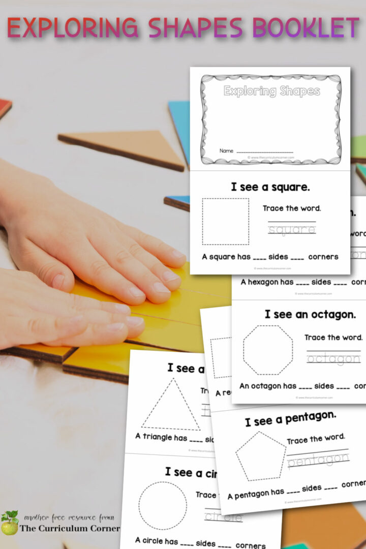 Exploring Shapes Booklet - The Kinder Corner