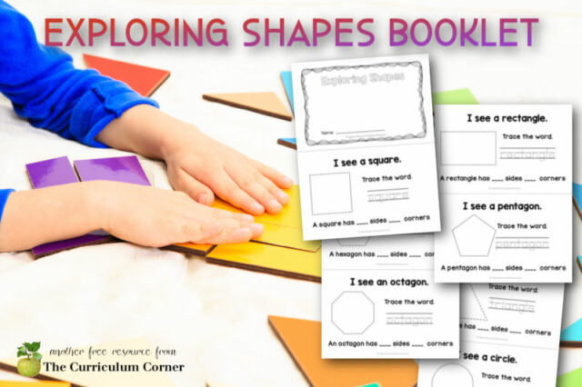 Exploring Shapes Booklet - The Kinder Corner