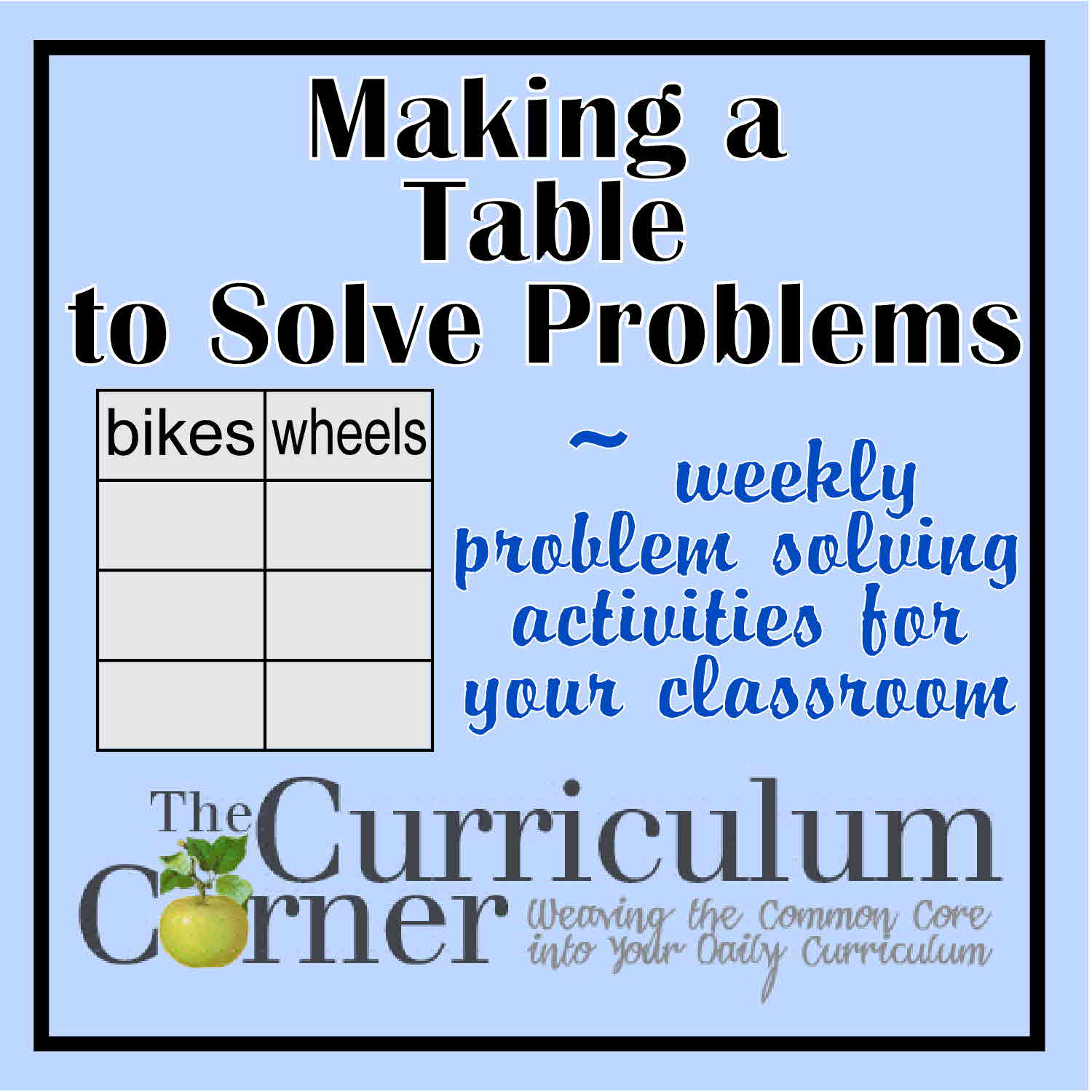 problem solving making a table