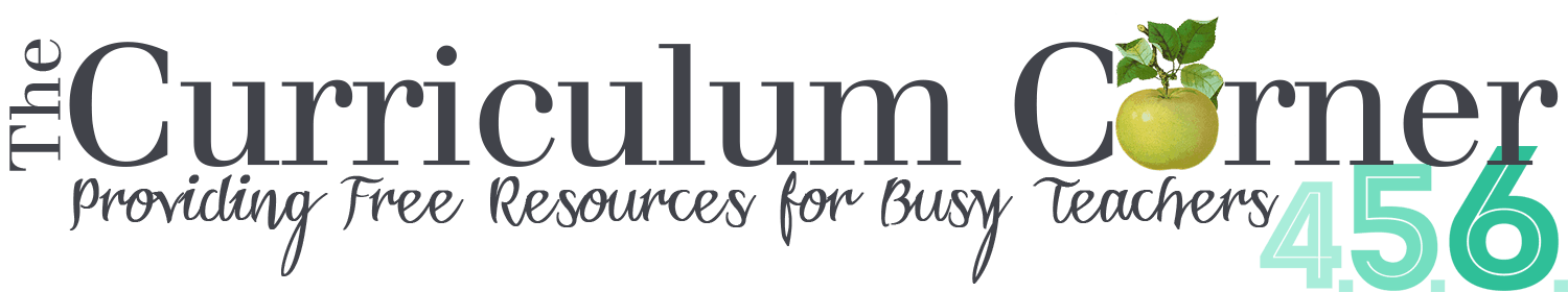 The Curriculum Corner – Providing Free Resources for Busy Teachers